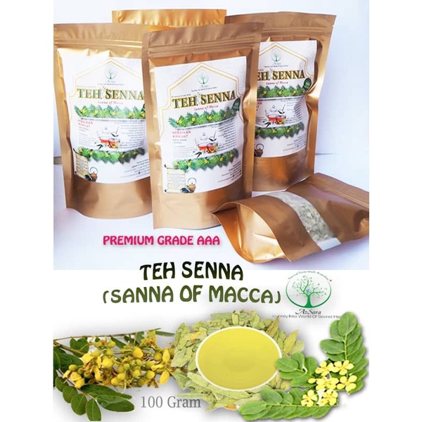 TEH DAUN SENNA ASLI /SANNA OF MECCA PREMIUM QUALITY | Shopee Malaysia