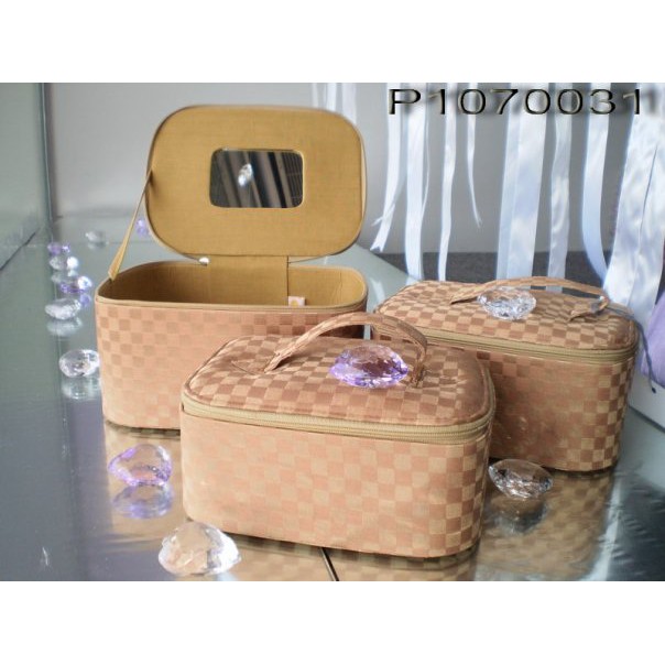 New-3 in 1 Thailand Hand Made Cosmetic Box satin naraya style with ...
