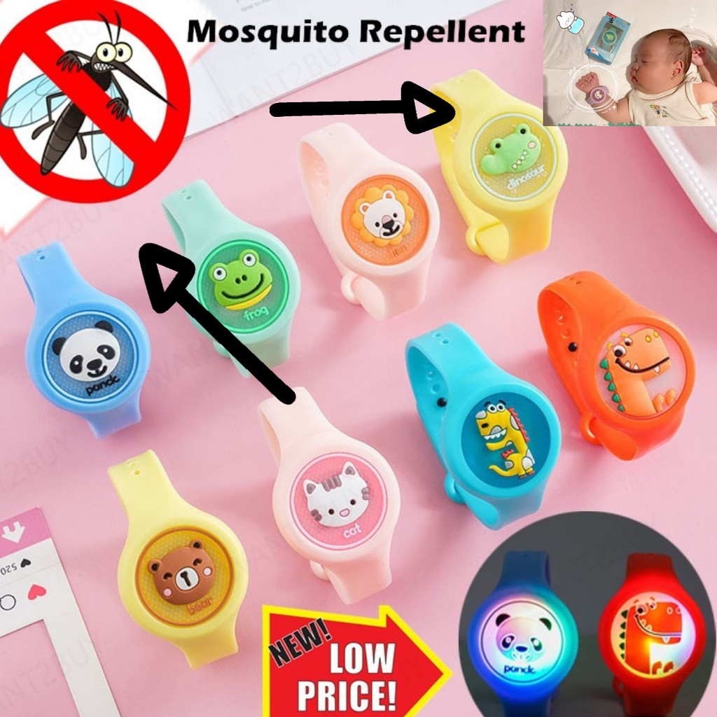 🔥🔥READY STOCK🔥🔥Childrens Mosquito Repellent Watch Light Included watch ...