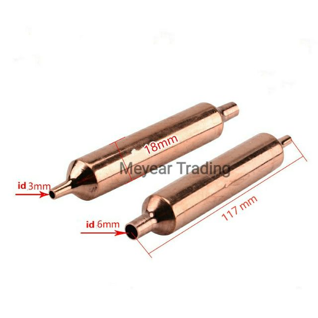 Filter Dryer & Charging Valve Fridge Refrigerator Replacement Copper ...