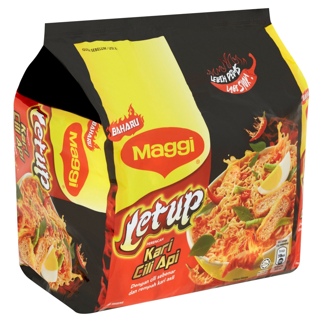 Maggi Kari Letup Cili Api (110g x 5) | Shopee Malaysia