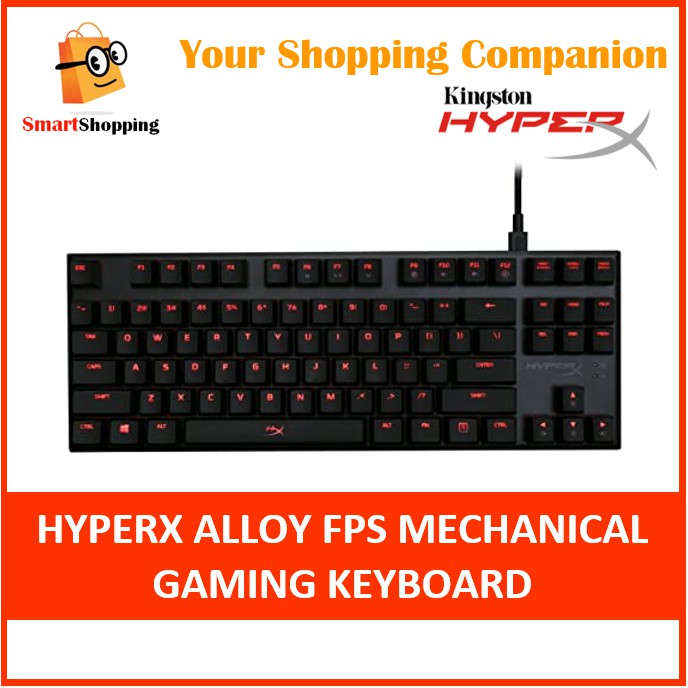 HyperX Alloy FPS Mechanical Gaming Keyboard Compatible with Windows 10 ...