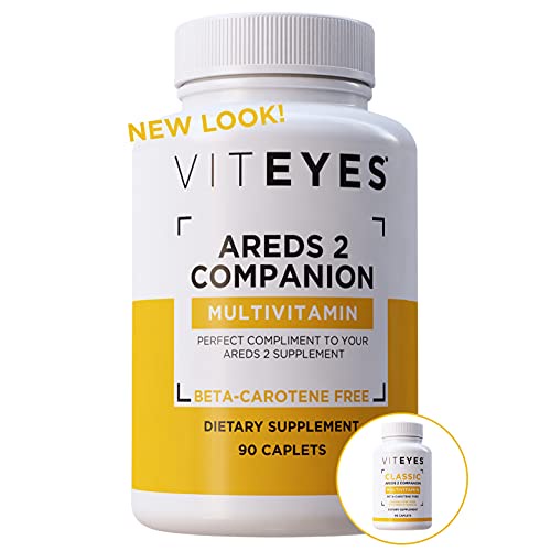 Viteyes Classic AREDS 2 Companion Beta-Carotene Free Multivitamin 100% ...