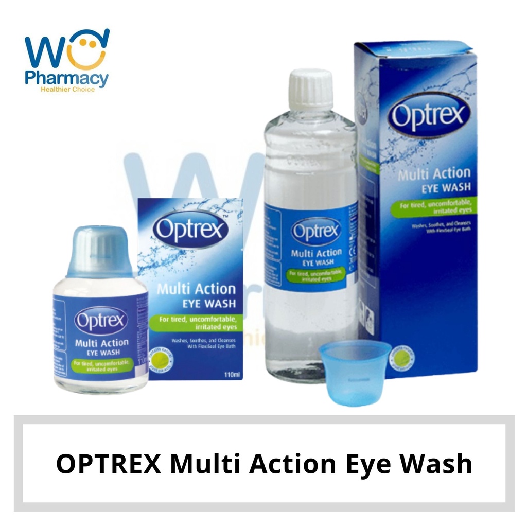 Optrex Multi Action Eye Wash 110ml / 300ml | Shopee Malaysia