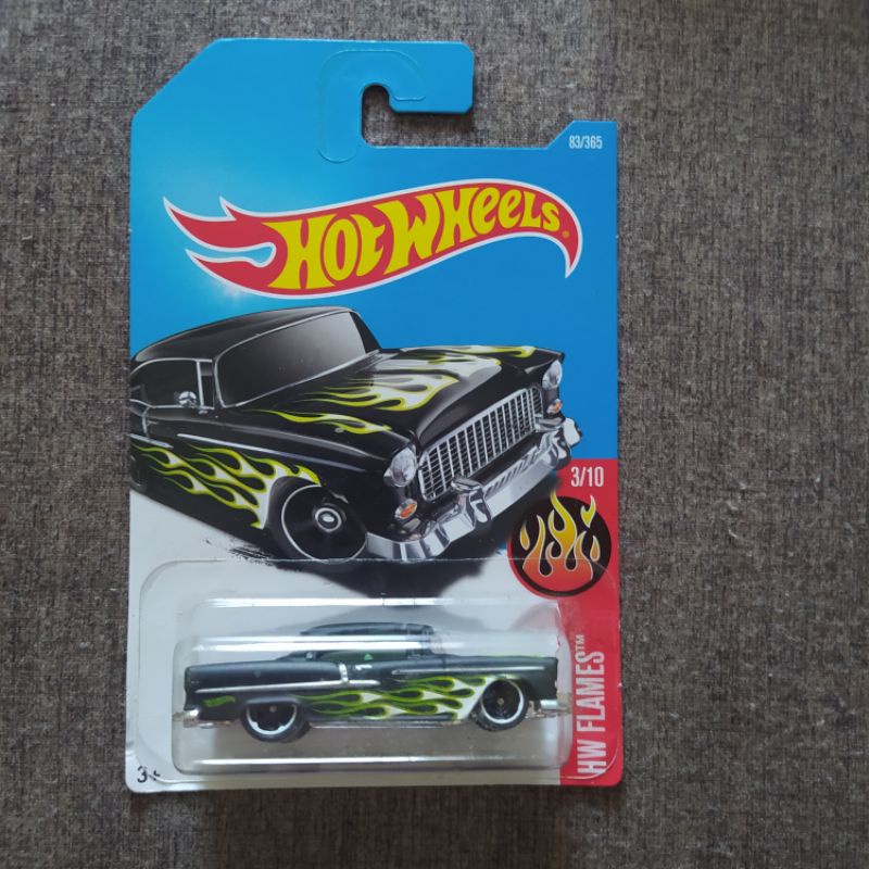 Hot Wheels '55 Chevy (CHEVY BEL AIR / HW FLAMES / FACTORY SEALED ...
