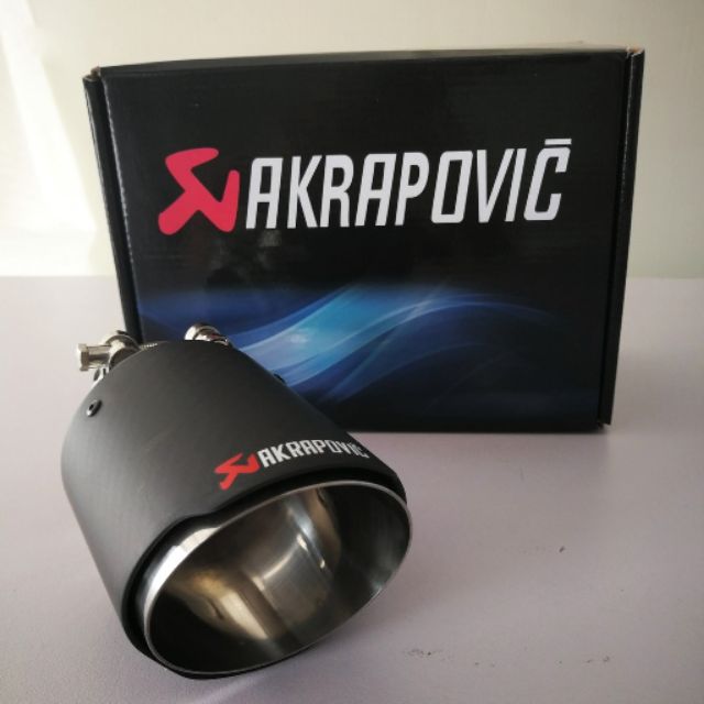 Akrapovic Carbon Fiber Exhaust Tips 89 ~ 114mm | Shopee Malaysia