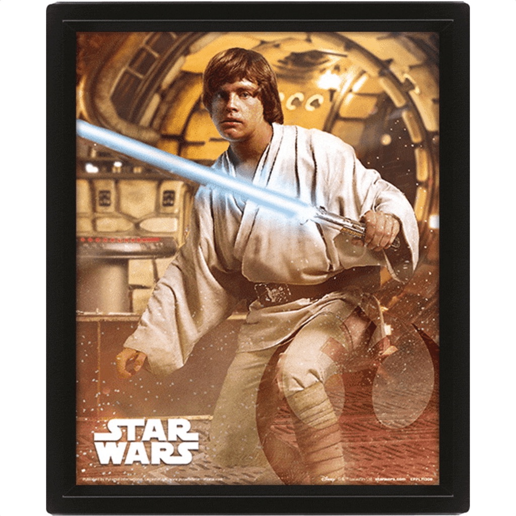 Star Wars Luke VS Vader Vader/Skywalker Imported 3D Poster | Shopee ...