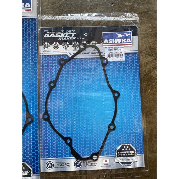 Y15ZR LC135 RS150 MAGNET & CLUTCH GASKET BESI FRCM SPONGECOAT ASHUKA FOR YAMAHA LC135 4S 5S ...
