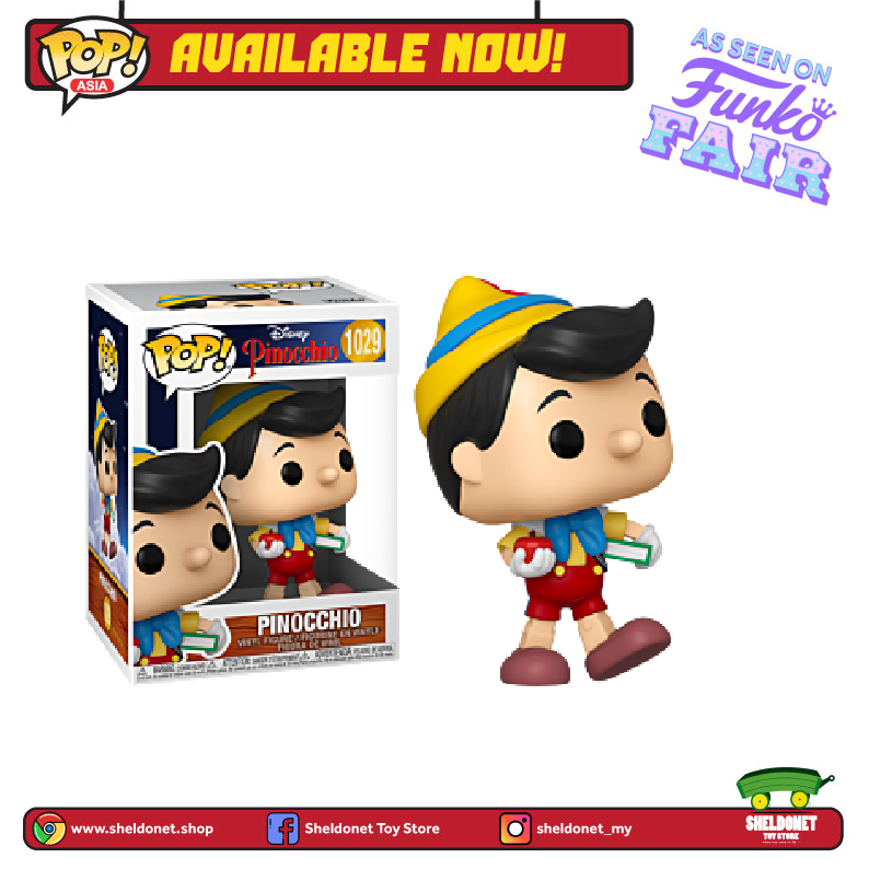 Funko Pop! Disney: Pinocchio - School Bound Pinocchio | Shopee Malaysia