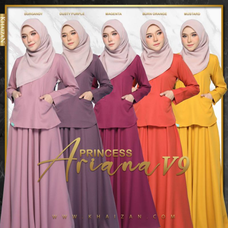 READY STOCK 🔥 ARIANA PRINCESS V9 | ARIANA MURAH | DRESS BRIDEMAIDS ...