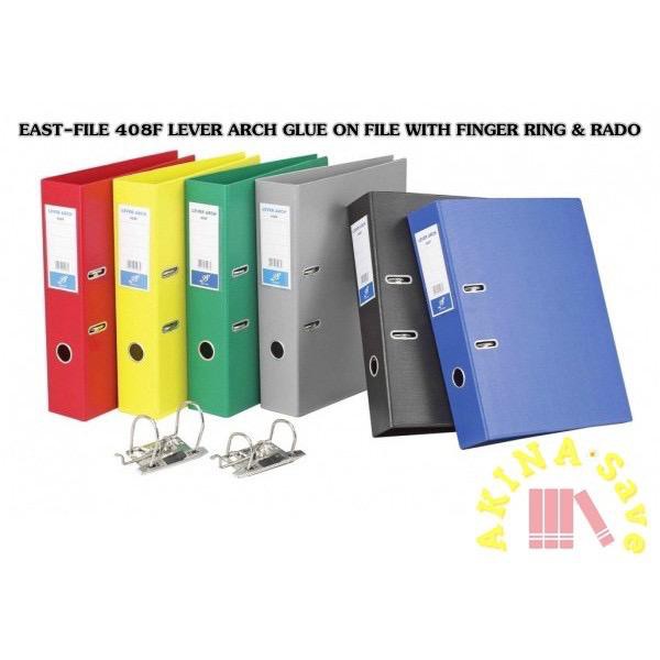 Ready Stock EAST FILE 408F PVC Lever Arch File 75mm 3" F4 GLUE ON FILE ...