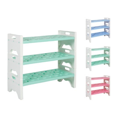 3 Layer Plastic Shoe Rack Shoe Cabinet Simple Rack Home Indoor Shoe ...
