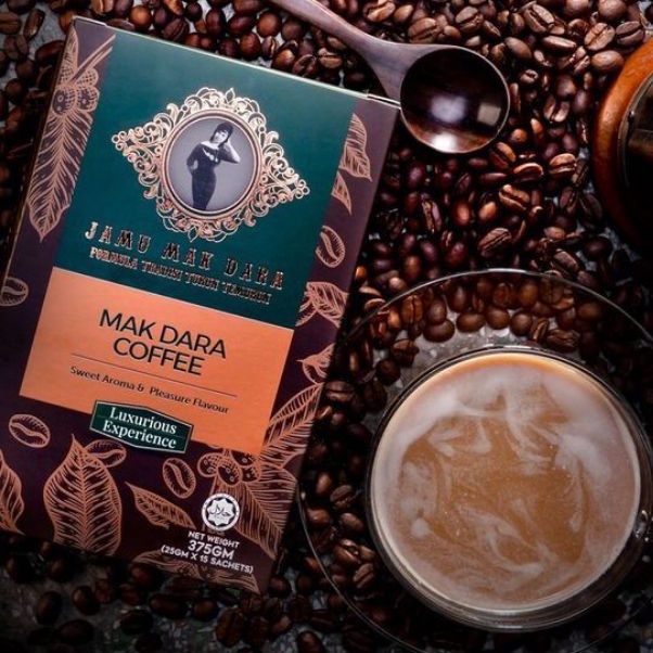 JMD Kopi Mak Dara Coffee Jamu Mak Dara 25gm x 15 Sachet 💯% Original ...