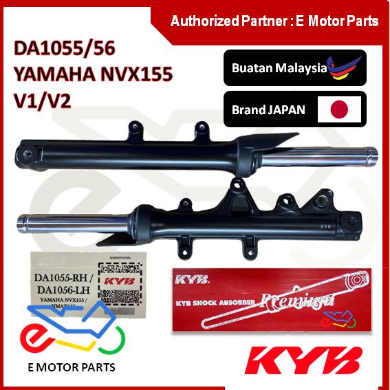 FORK SET NVX DAMPER DEPAN T FORK UNDER BRACKET KYB YAMAHA NVX155 AEROX 155 V2 V1 | Shopee Malaysia