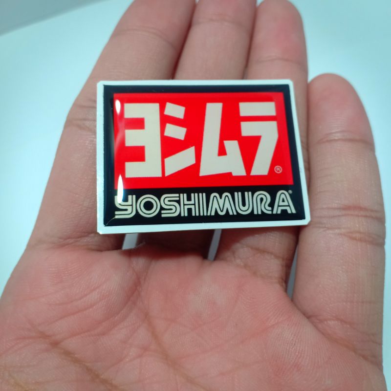 Yoshimura Flexible resin embossed sticker Emblem | Shopee Malaysia