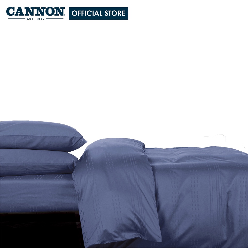 CANNON Morrison Chewa Gray Blue Quilt Cover Set 950TC (Super Single ...