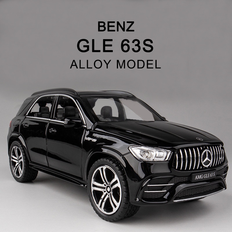 New Kids Toys Boys 1:32 Diecast Alloy Model Car Miniature Benz Gle G63s ...