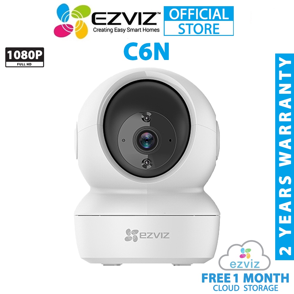 EZVIZ C6N 1080P CCTV Indoor Security Smart Motion Tracking Wifi Pan ...