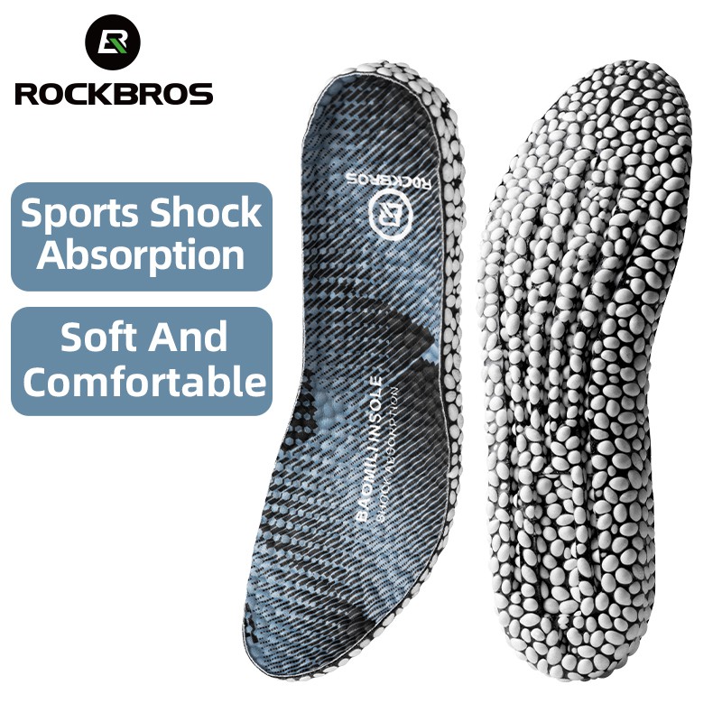 【MY Delivery】ROCKBROS Sports Shock Absorption Comfortable Shoe Insole ...
