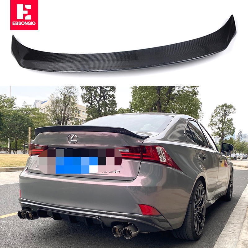 Carbon Fiber / FRP Car Rear Trunk Spoiler Lip For LEXUS IS200 IS250 ...