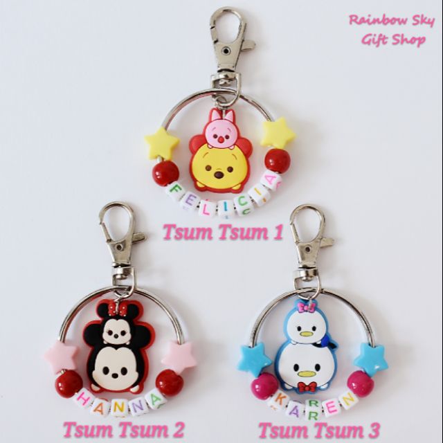 DIY Cute Cartoon Keychain (Tsum Tsum) | Shopee Malaysia