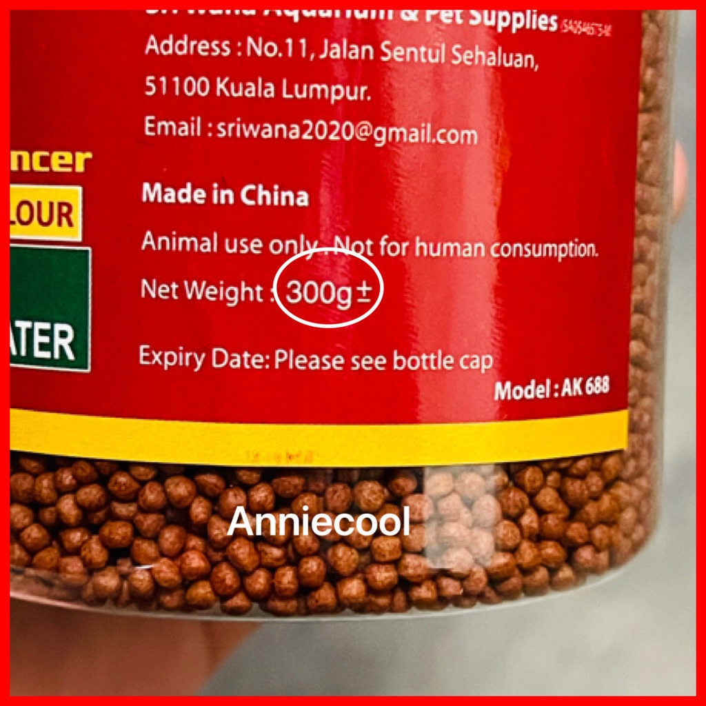 GOLDPLUS PREMIUM BLOOD PARROT FISH COLOUR ENHANCER - 300G | Shopee Malaysia