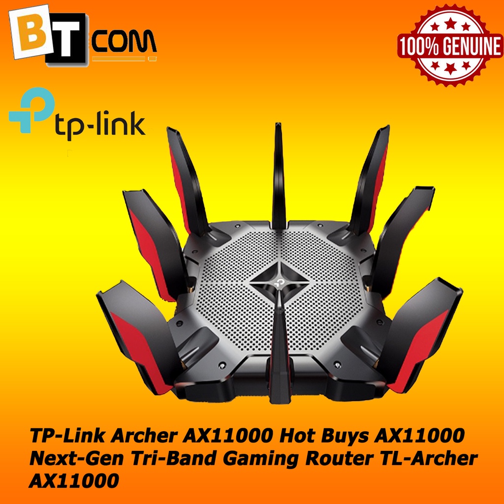 TP-Link Archer AX11000 Hot Buys AX11000 Next-Gen Tri-Band Gaming Router ...