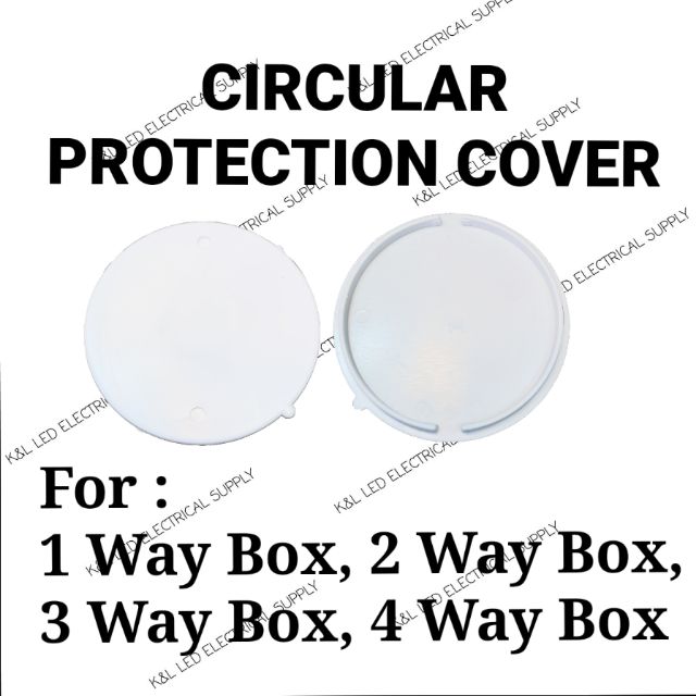 PVC CONDUIT FITTING CIRCULAR PROTECTION COVER / LID ROUND BOX COVER ...