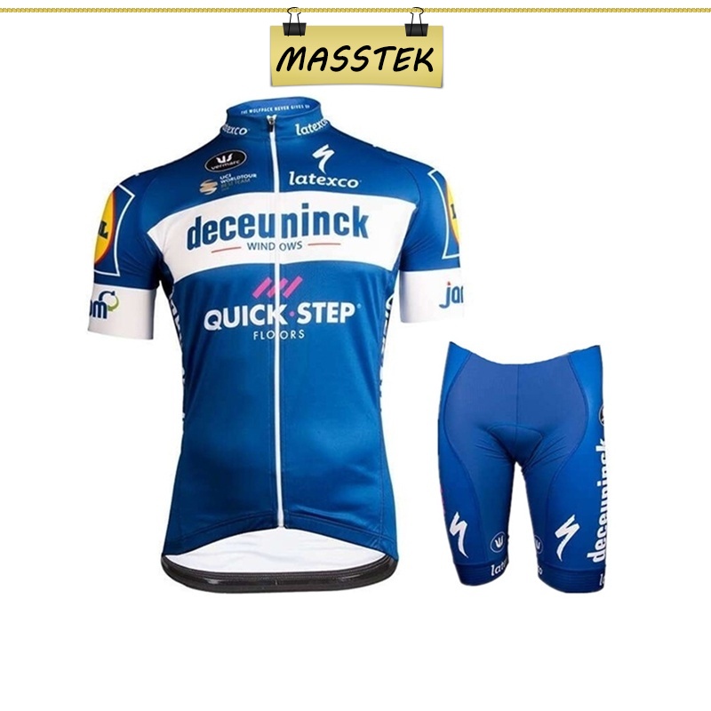 MASSTEK @Johor Quick Step Cycling Jersey Downhill Gel Pad Short Pant ...