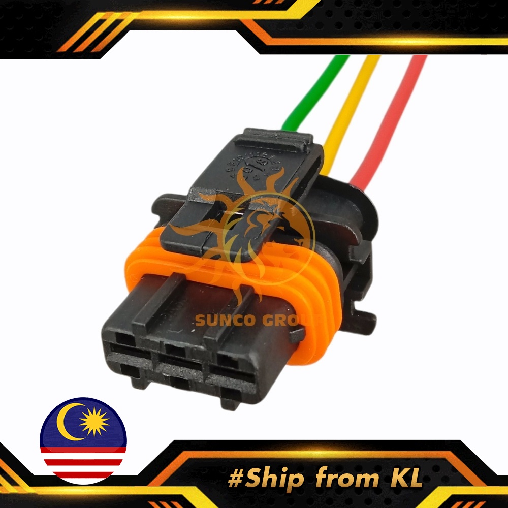 3 Pin Proton Saga BLM FL Iris Cam Sensor Socket Connector Made in ...
