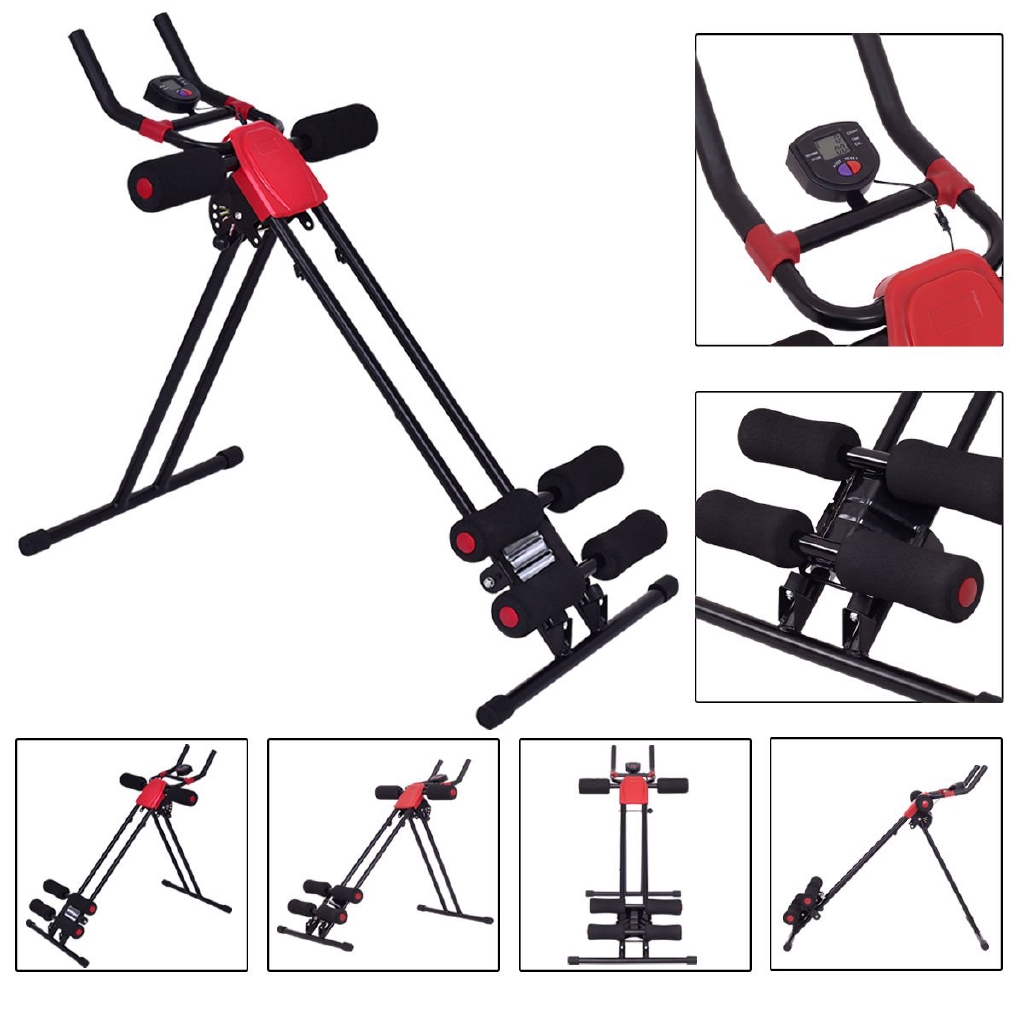 Realeos Cruncher Core & Abdominal AB Trainer Abs Roller Training Six ...