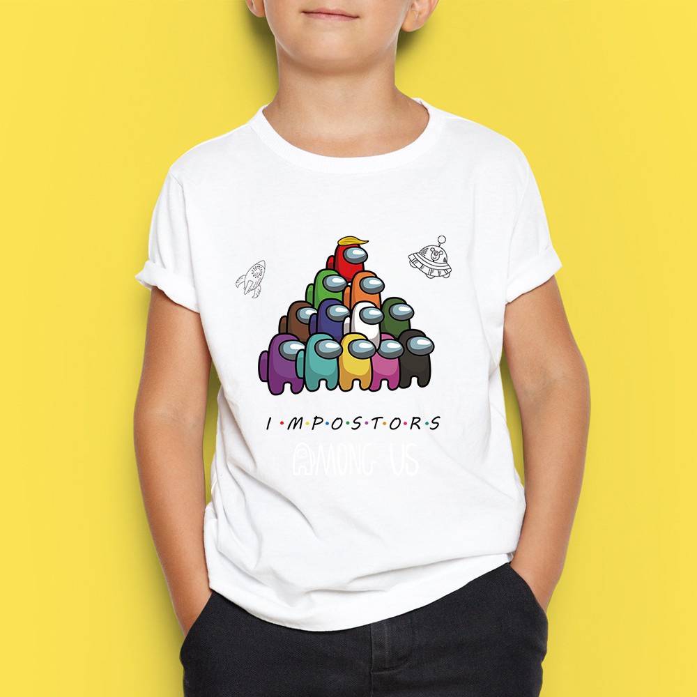 Fashion Among Us Imposter Boy Kids Unique T-Shirts Summer Children ...