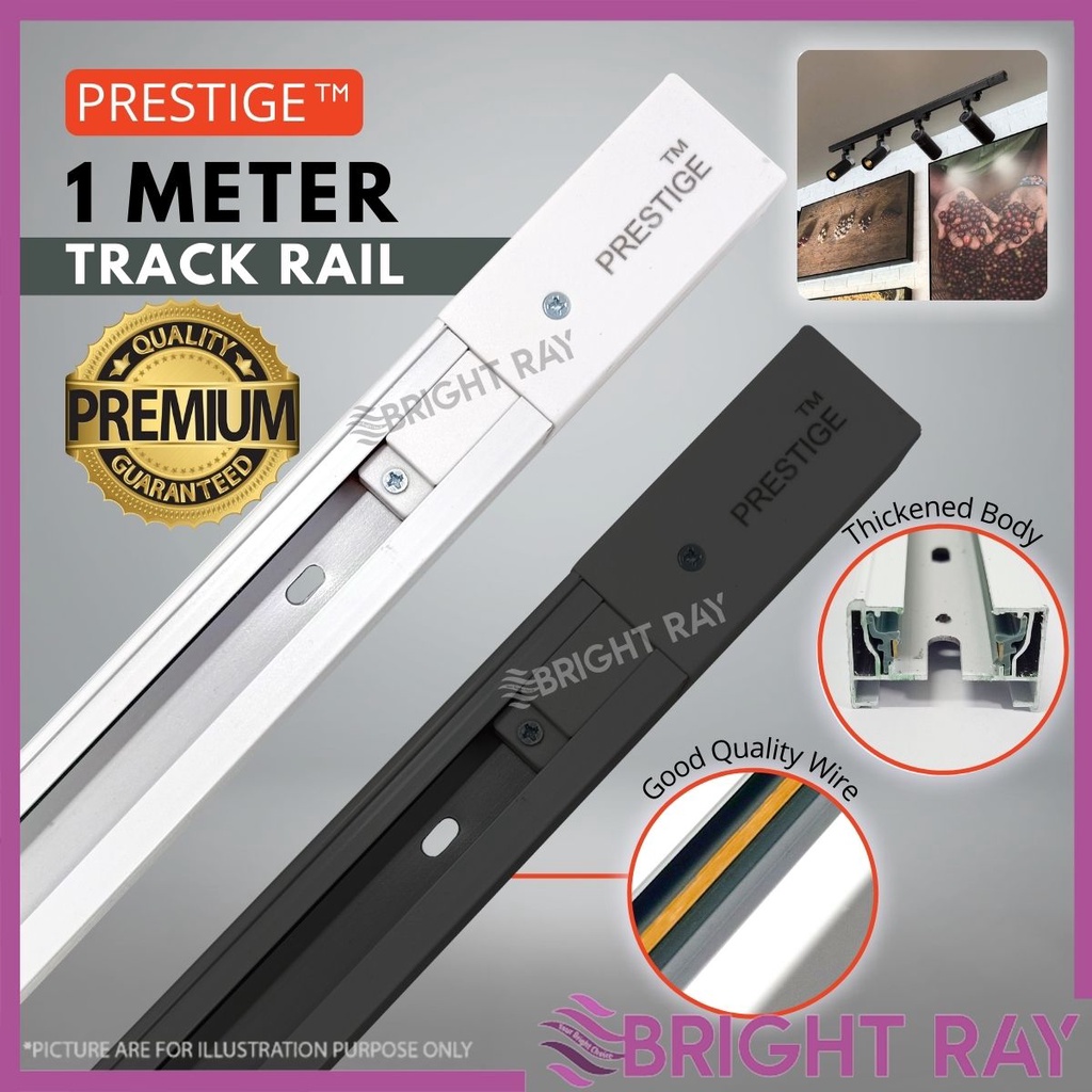 [1MTR] PRESTIGE PREMIUM LED Track Rail Aluminium Light Bar Tracklight ...