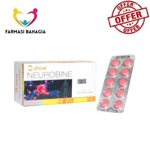 [ Exp 11/2026 ] SHINE NEUROBINE TABLETS 100'S - Vitamin Saraf (Vitamin ...