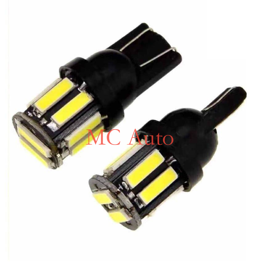 Extra Bright T10 LED 10SMD Light White Bulb Car Lighting Lampu Kecil ...