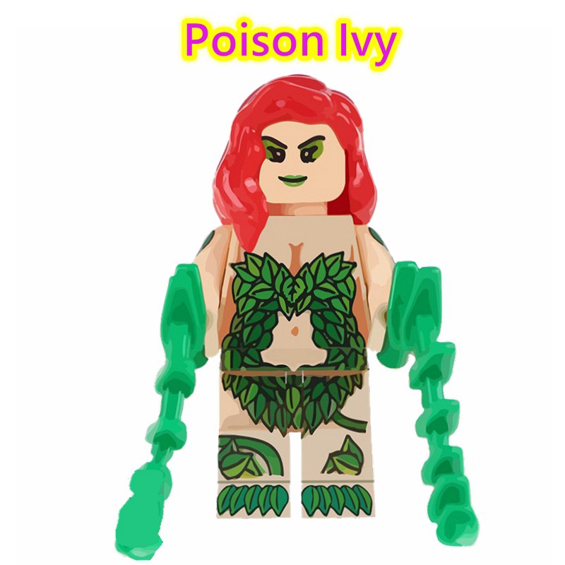 Compatible With Leging Marvel Minifigures Toy Dc Movie Aquaman Poison Ivy Joker Batman Superman