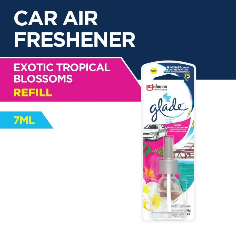 Glade for Car / Refill long lasting fragrance Automobil air freshner ...