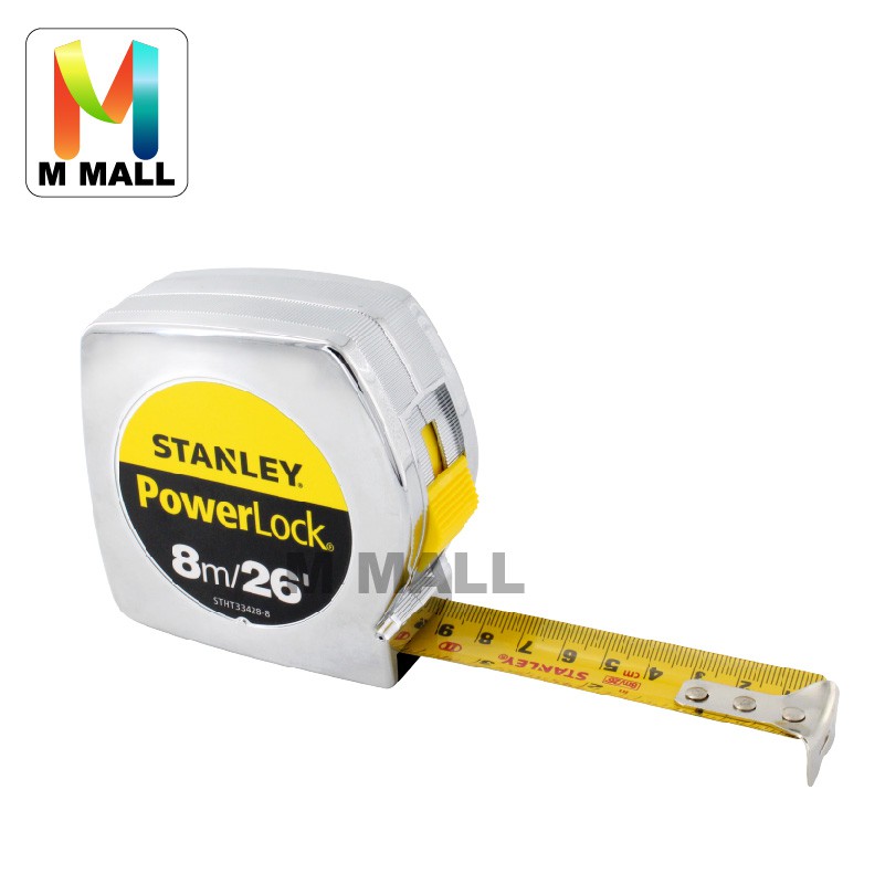 STANLEY POWER LOCK STHT33428-8 Measurement Tape / Measuring Tape 8 M ...