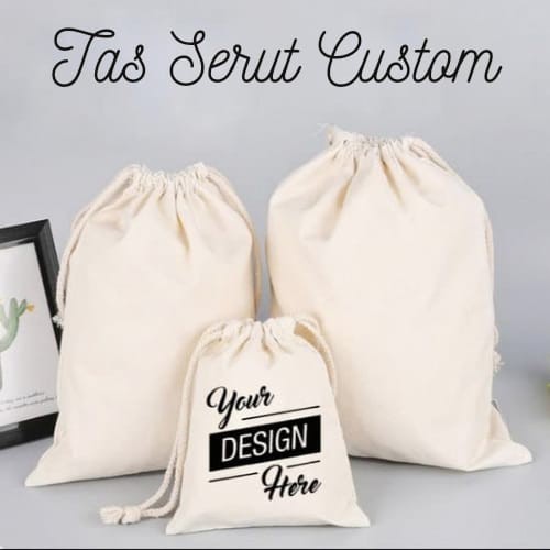 Blacu DRAWING TOTE BAG / TOTE BAG POUCH / STRINGBAG SOUVENIR CAN CUSTOM ...