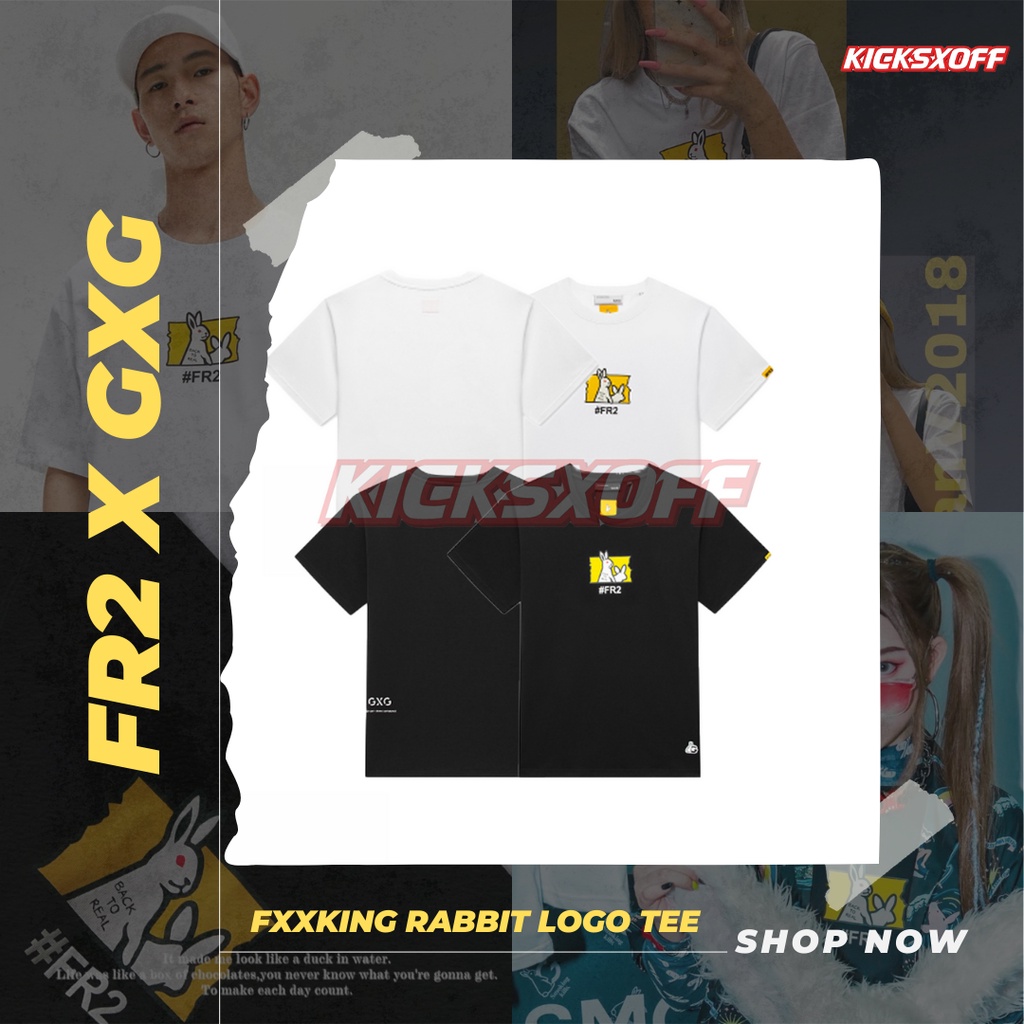*READY STOCK* FR2 X GXG Logo Oversized Tee Hype/Fashion/Streetwear/Couple/Unisex T-Shirt ...
