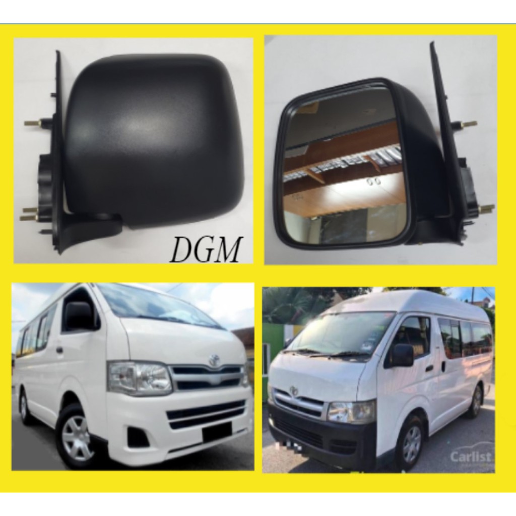 Toyota Hiace Van KDH200 2006-2018y Side Mirror Left / Right | Shopee ...