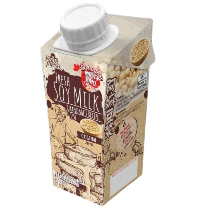 Farm Fresh UHT Soya Milk / Soy Milk 200ml | Shopee Malaysia