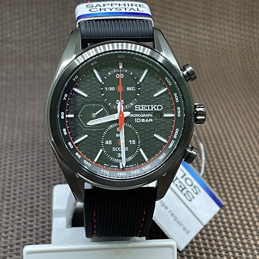 Seiko SSC777P1 Chronograph Solar Powered "Macchina Sportiva" Men's ...