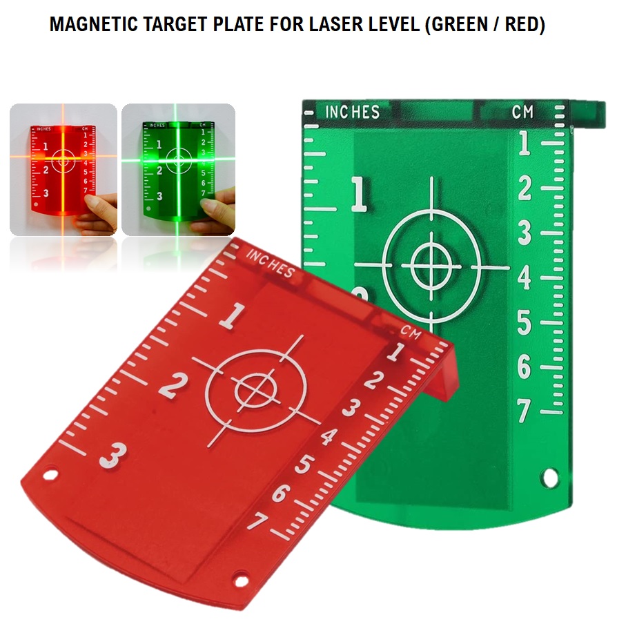 Geolaser Magnetic Target Plate For Laser Level (GREEN/RED) | Shopee ...
