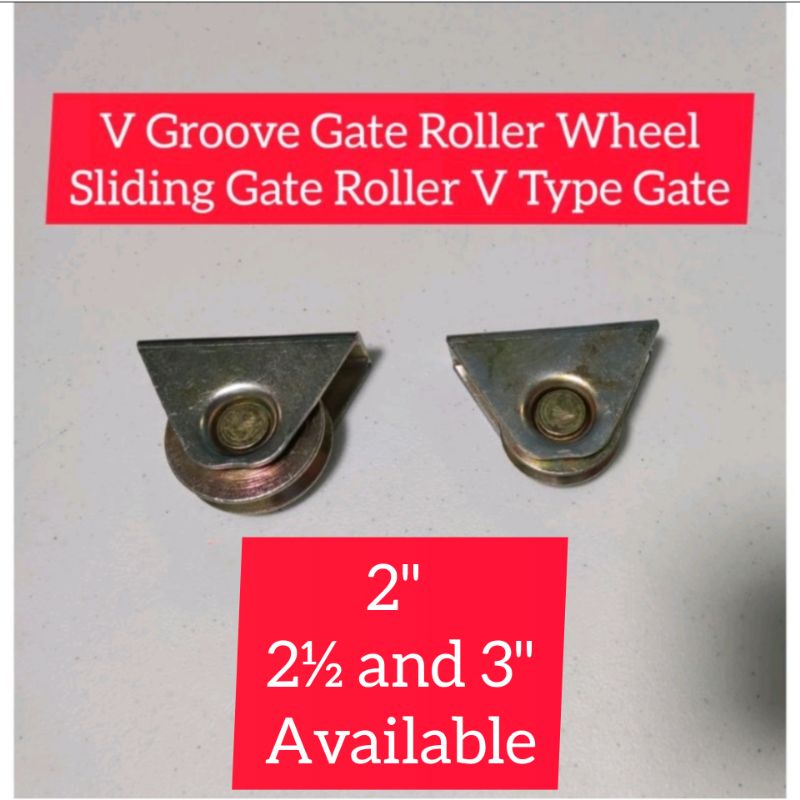 Iron Wheel V Groove Gate Roller Wheel Sliding Gate Roller V Type Gate ...