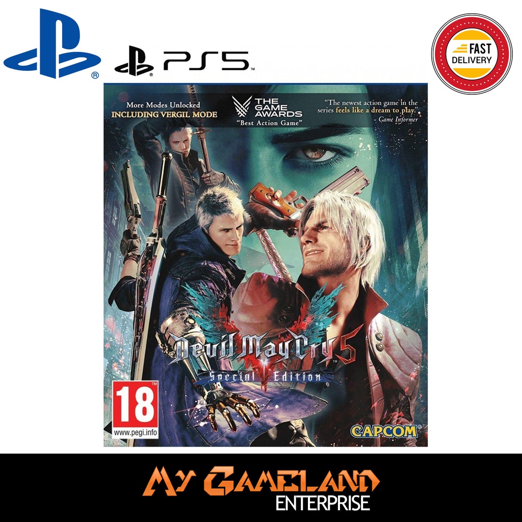 PS5 Devil May Cry 5 V Special Edition (R3/R2)(English/Chinese)(BRAND NEW) | Shopee Malaysia