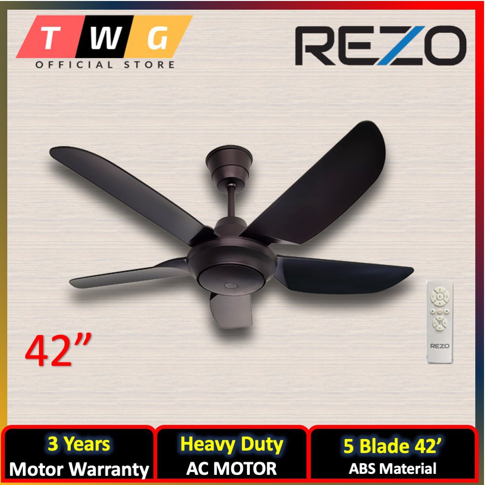 fan house murah REZO 42" / 56" Heavy Duty AC Motor AX42 / AX56 Ceiling ...