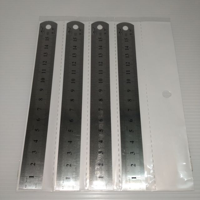 1pc Metal Short Ruler 15cm Small Stainless Steel Ruler Secondary ...