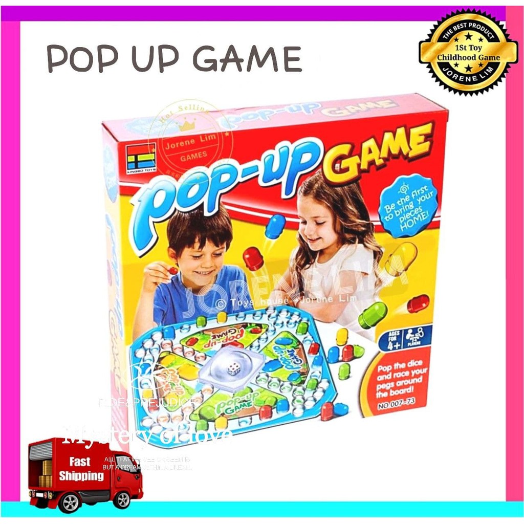 🚀FAST SHIP🔥READY STOCK💥Pop Up Game Dice Family Board Game Indoor Games ...