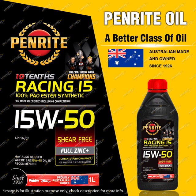 PENRITE RACING FULL SYNTHETIC 15w50 1Litre | Shopee Malaysia
